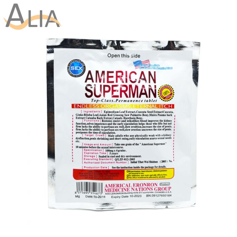 American Superman Male Sexual Performance Enhancement Longer Sex Pills